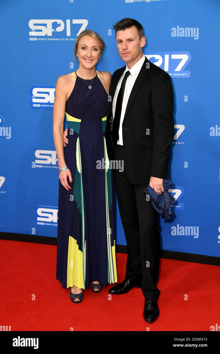 Paula Radcliffe and Gary Lough during the red carpet arrivals for BBC ...