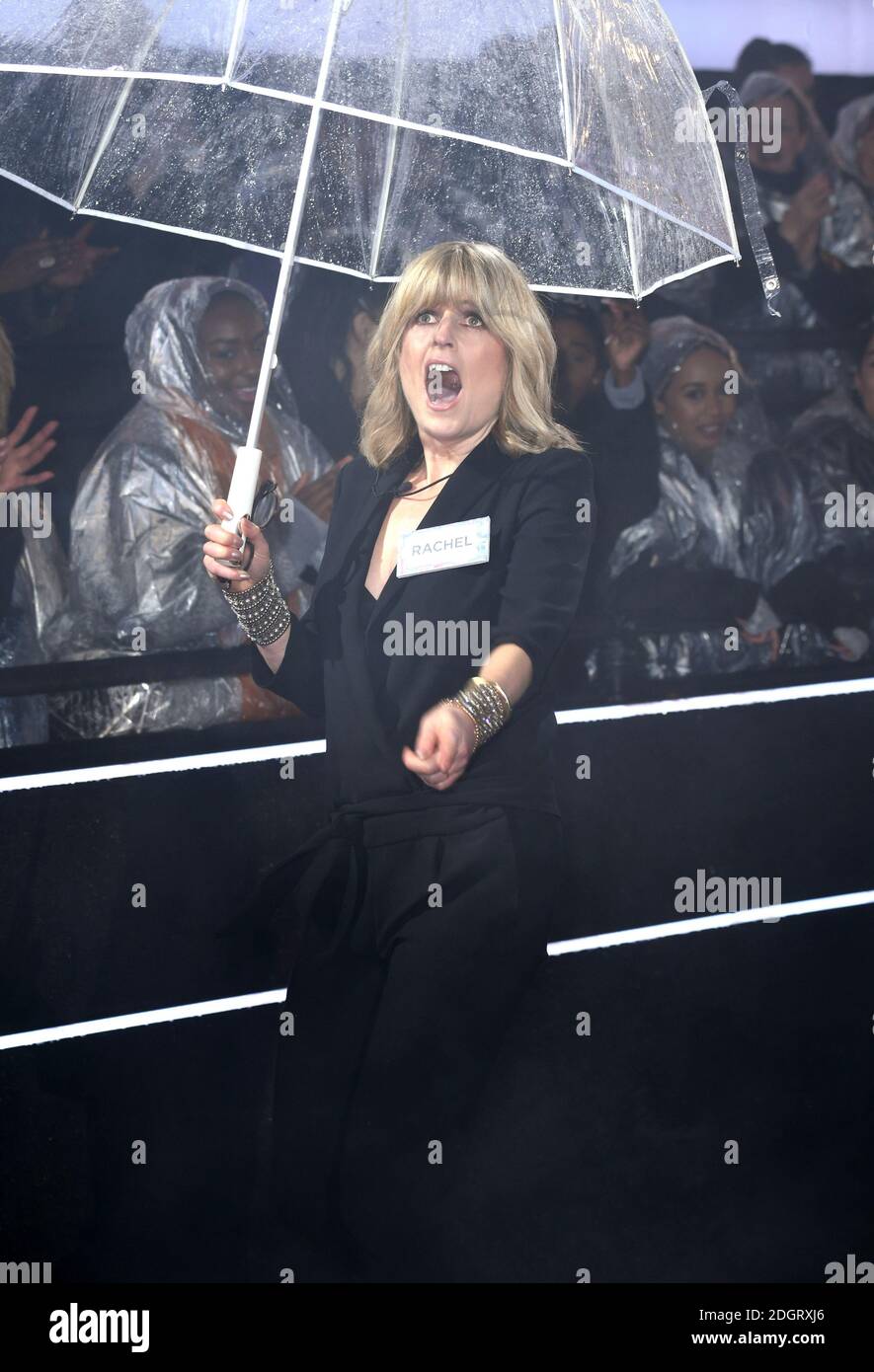 Rachel Johnson entering the Celebrity Big Brother House 2018, Elstree ...