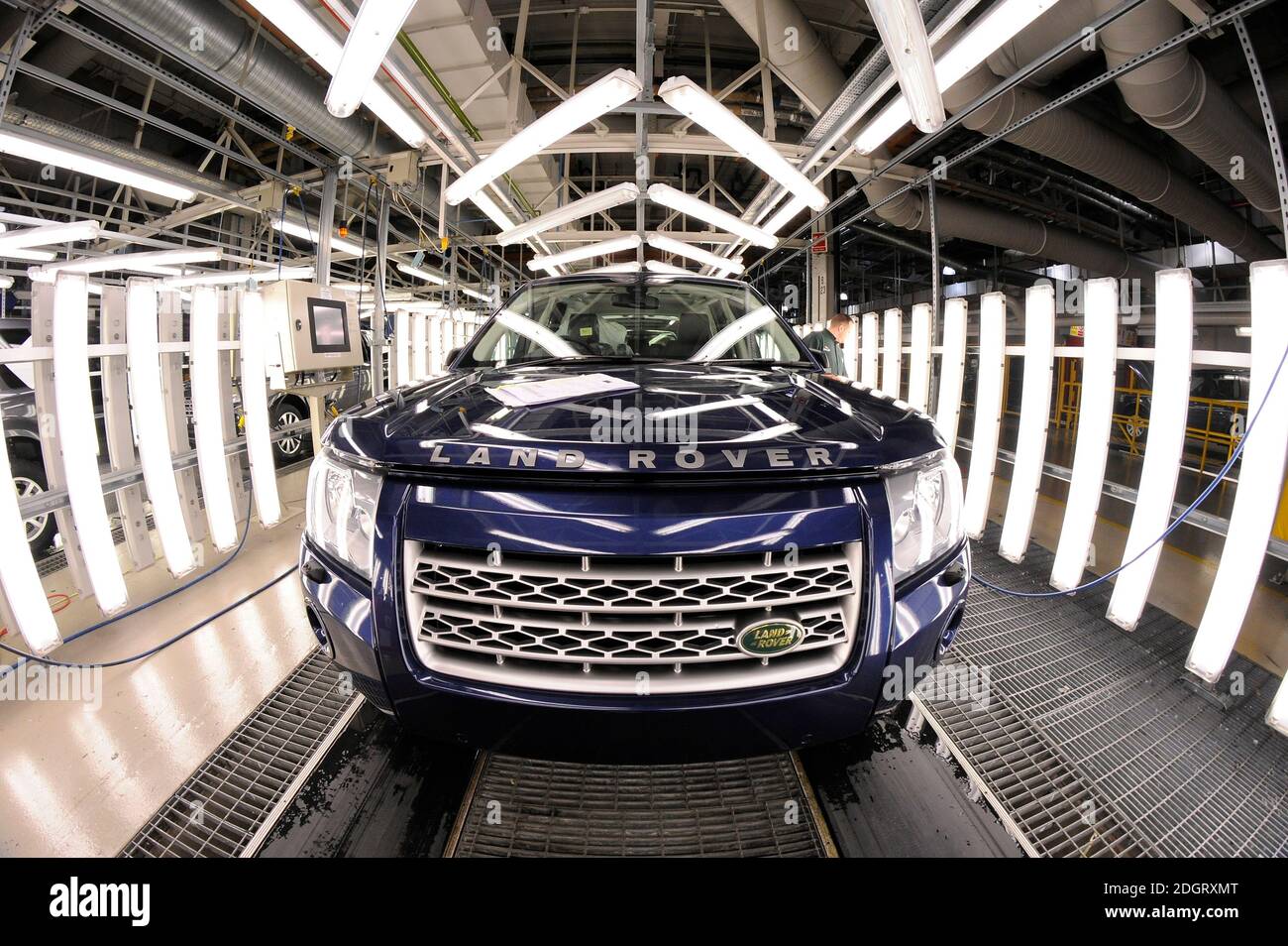 Jaguar Land Rover Halewood Body & Assembly, Merseyside Stock Photo - Alamy