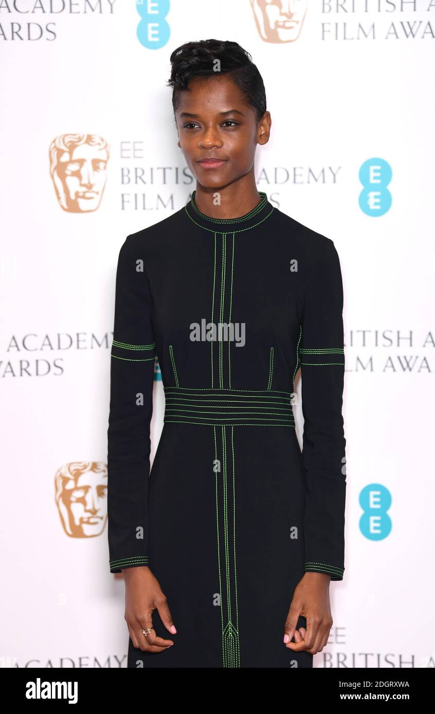 Letitia Wright at the BAFTA Nominations Announcement 2018, at BAFTA ...
