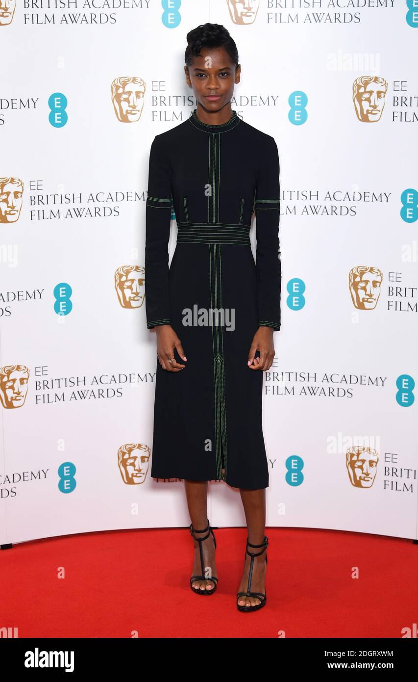 Letitia Wright at the BAFTA Nominations Announcement 2018, at BAFTA ...