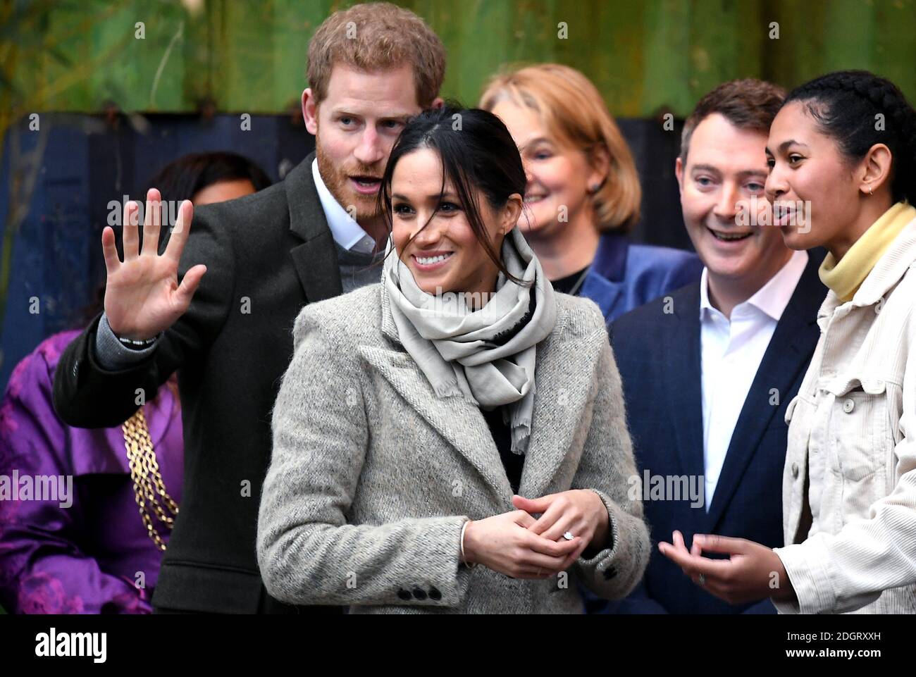 Meghan Markle visits youth-orientated radio station, Reprezent FM, in ...