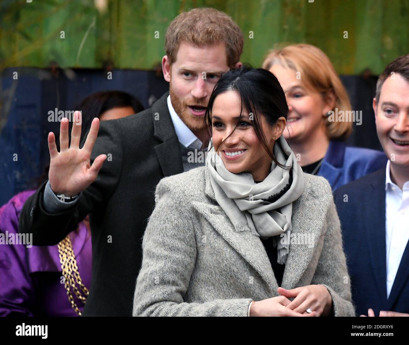 Prince Harry and Meghan Markle visit youth-orientated radio station ...