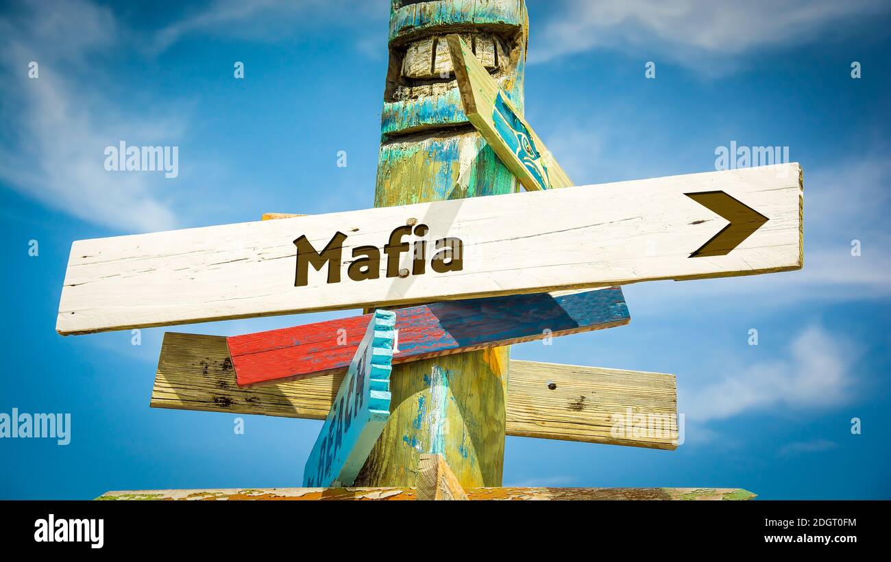 Organized crime sign hi-res stock photography and images - Alamy