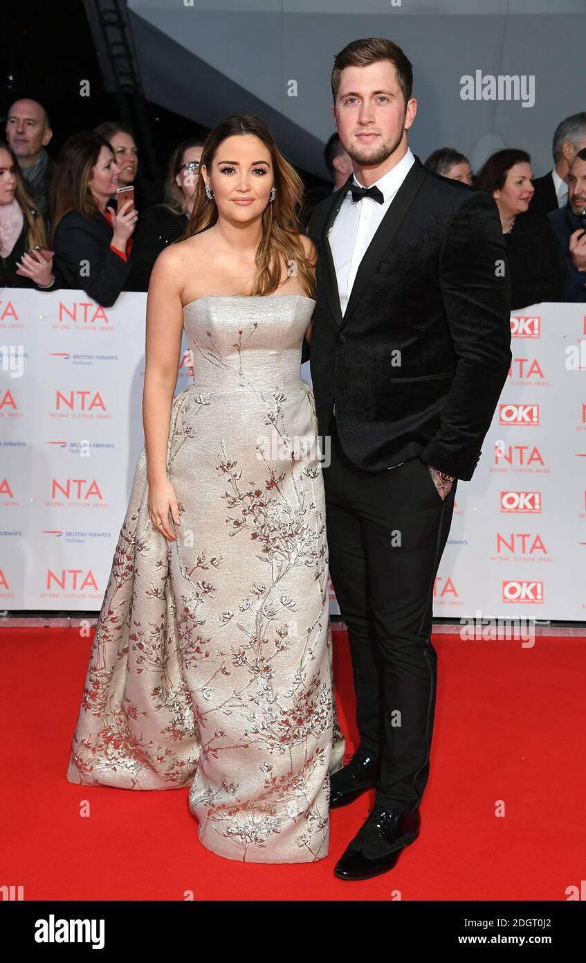 Jacqueline Jossa and Daniel Osborne attending the National Television ...