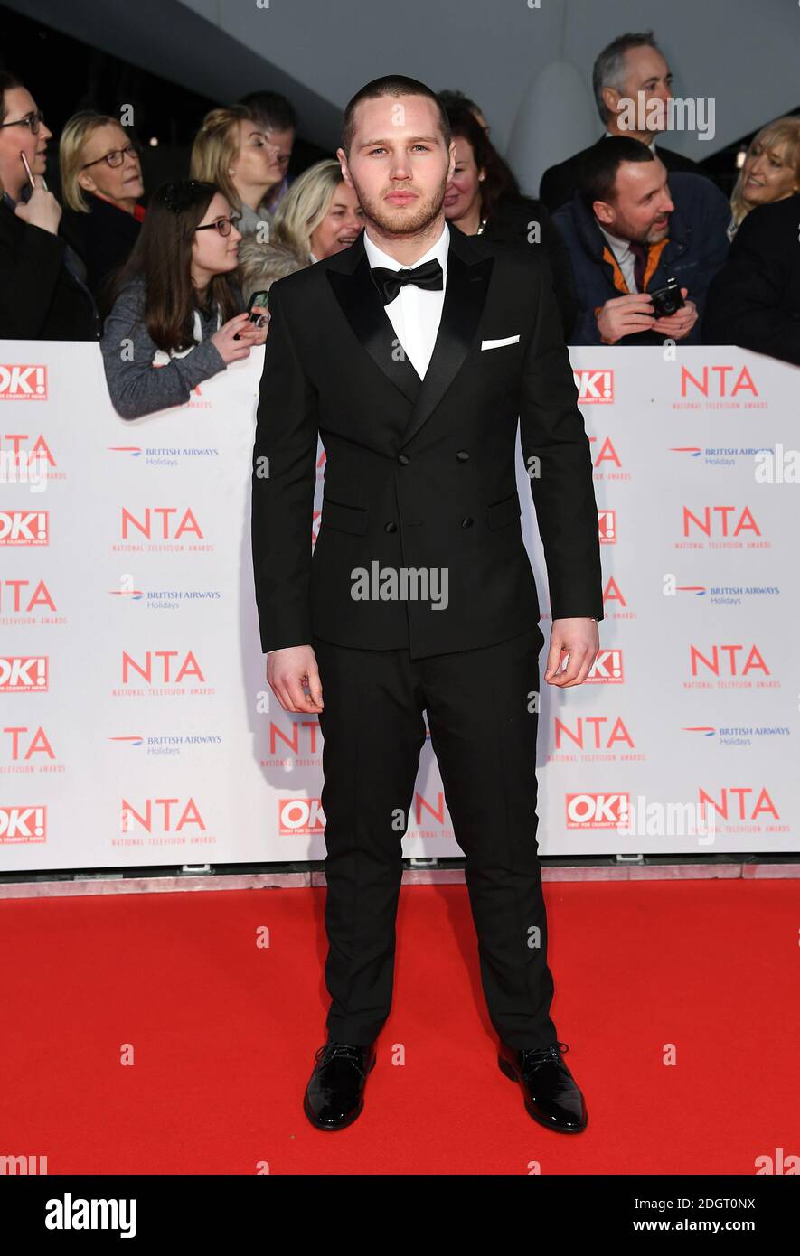 Danny Walters attending the National Television Awards 2018 held at the ...