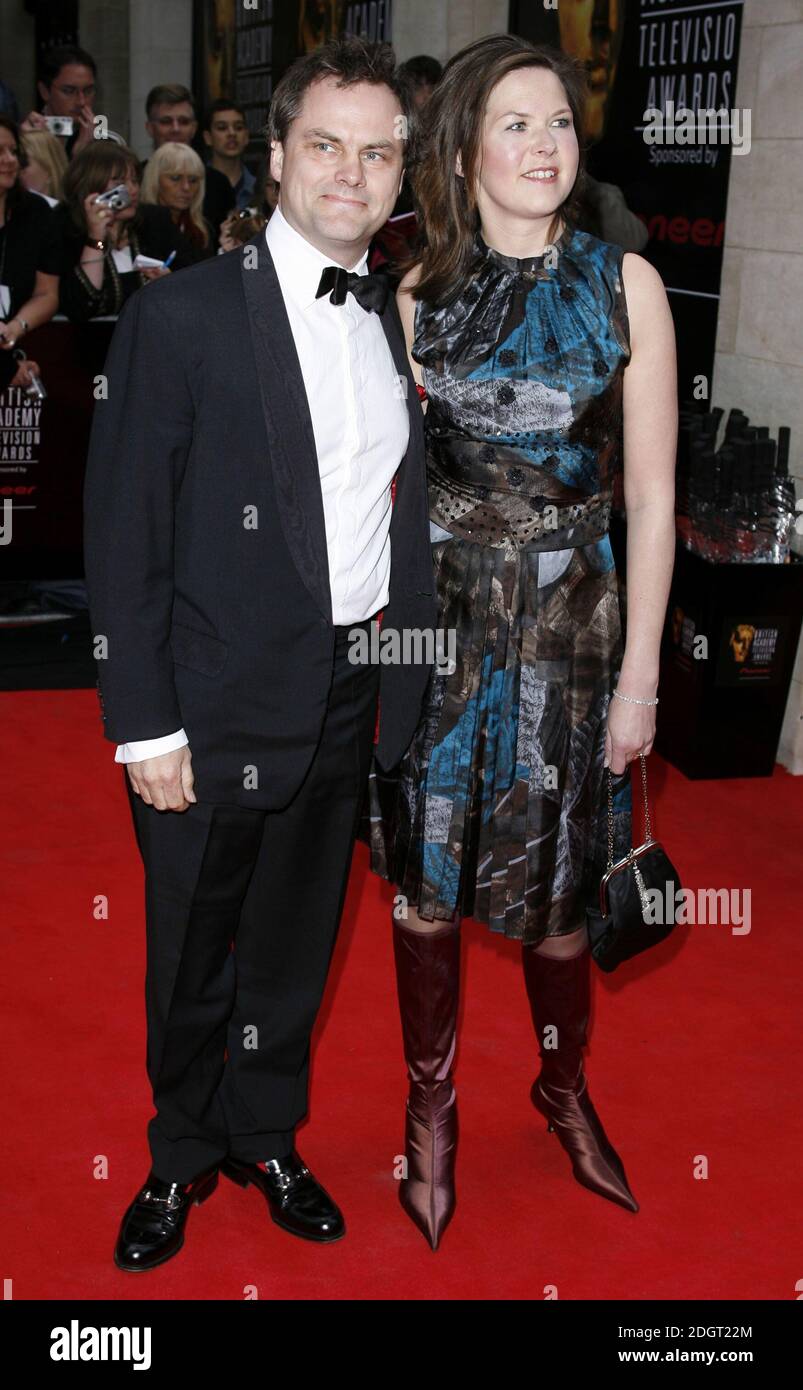 Jack Dee and wife arriving Stock Photo - Alamy