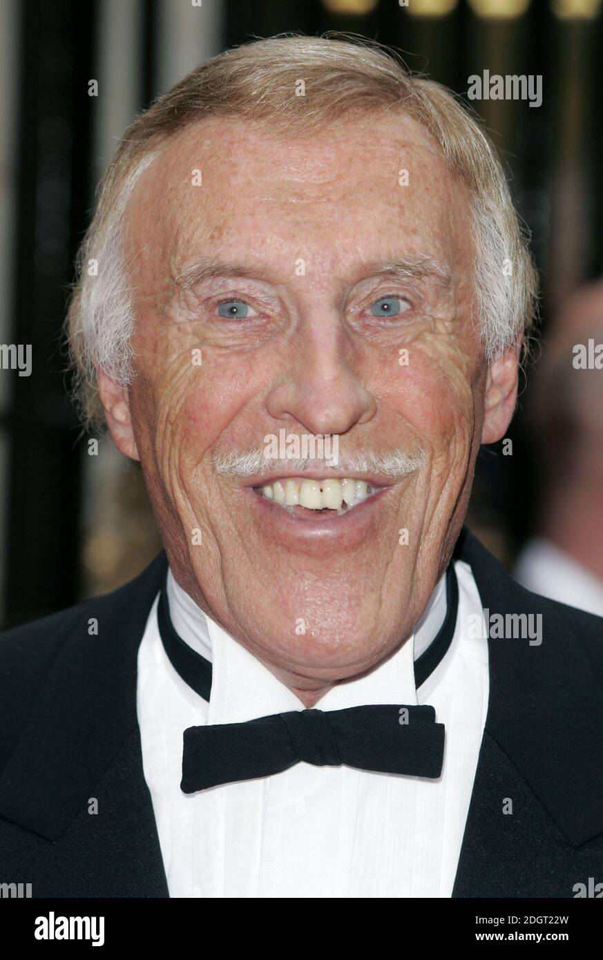 Bruce Forsyth arriving Stock Photo - Alamy