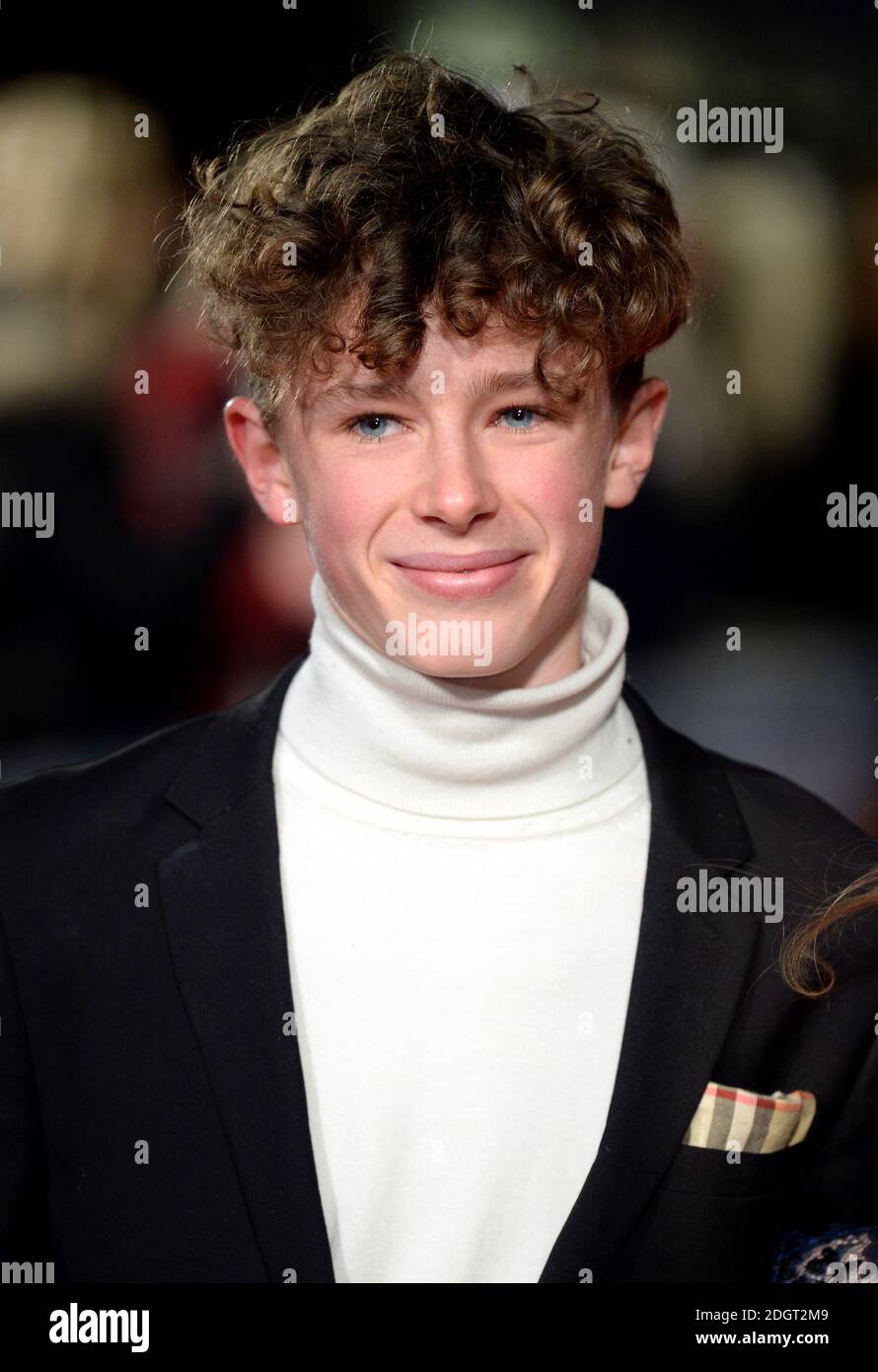 Finn Elliot attending the Mercy premiere at the Curzon Mayfair cinema ...