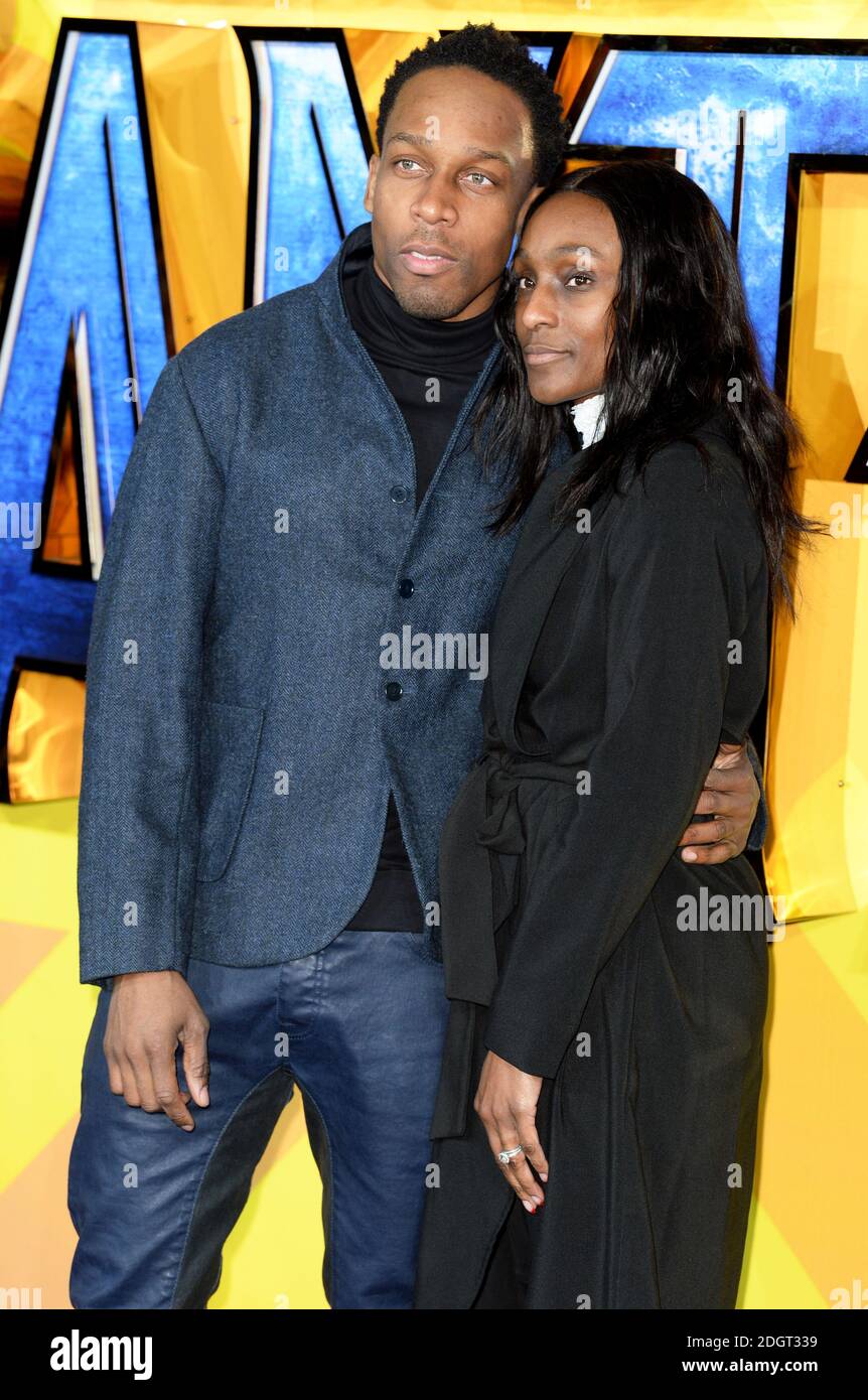 Lemar and Charmaine Powell attending the European premiere of Marvel ...