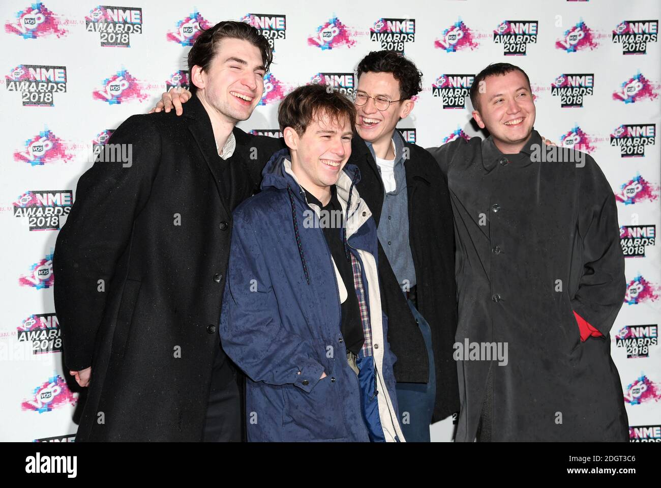The Magic Gang attending the VO5 NME Awards 2018 held at the O2 Brixton ...