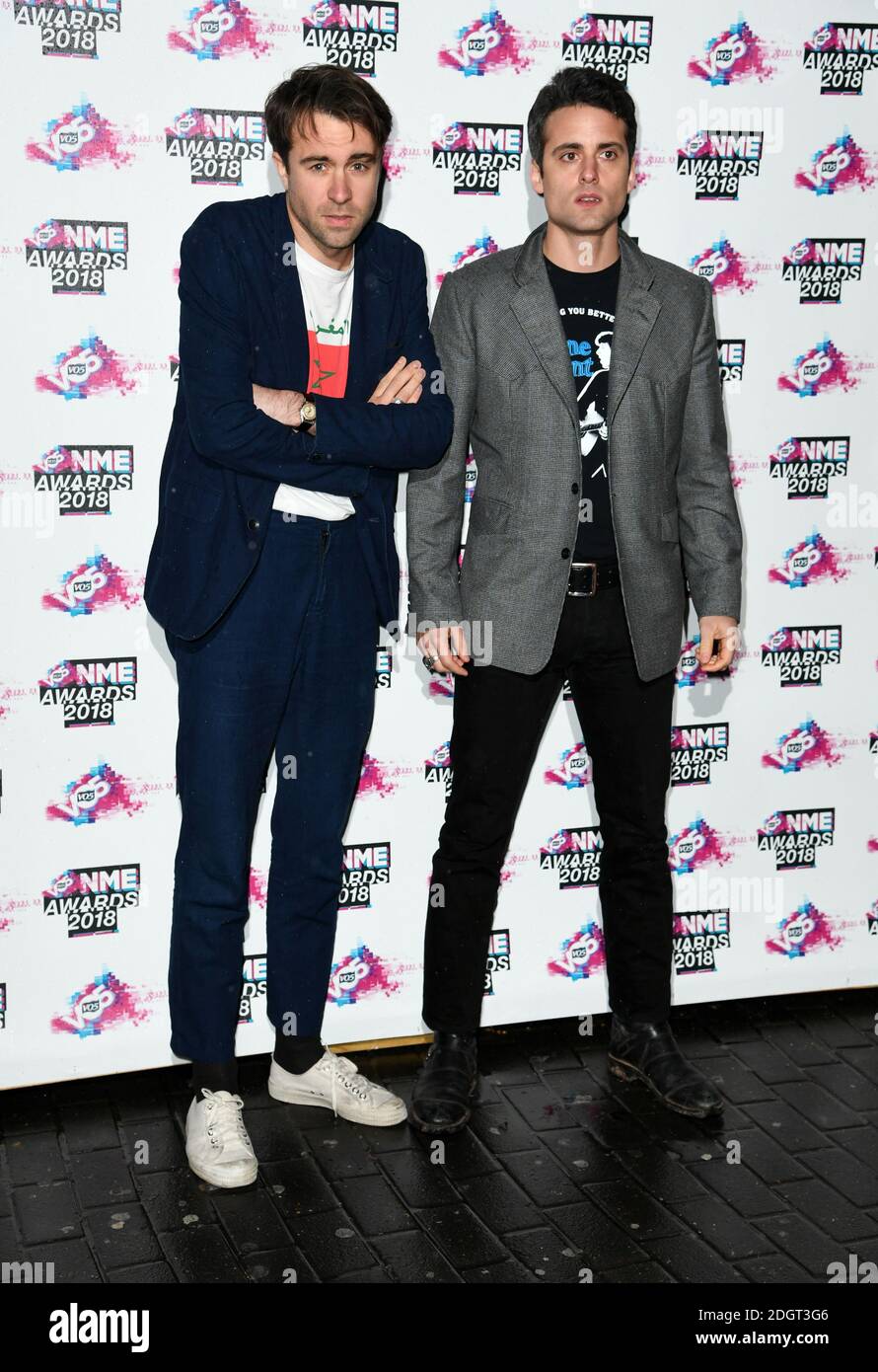 The Vaccines attending the VO5 NME Awards 2018 held at the O2 Brixton ...