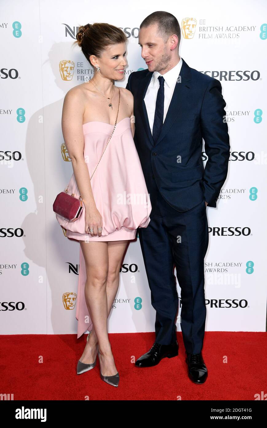 Jamie Bell and Kate Mara attending the Nespresso British Academy Film ...