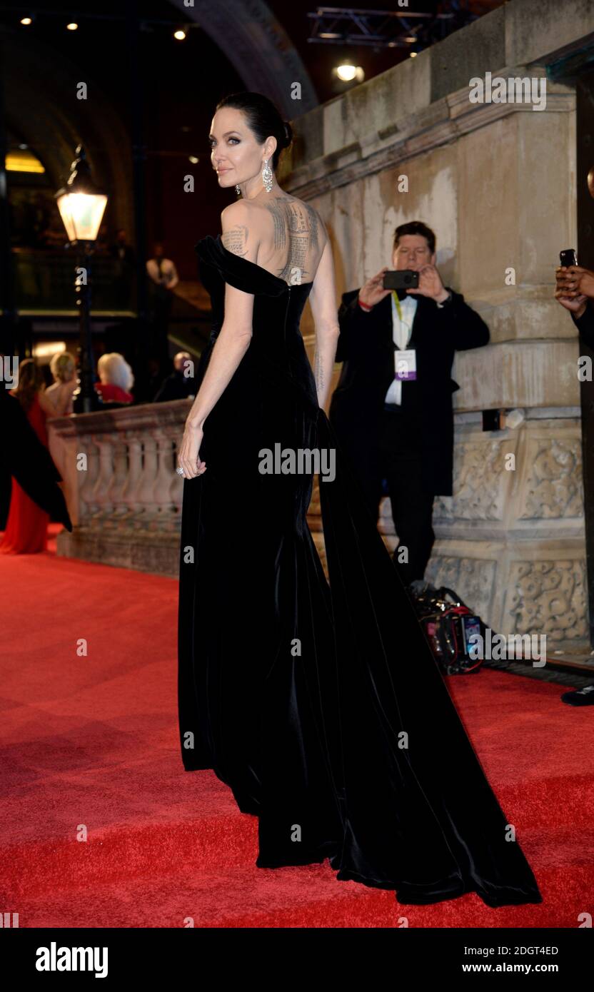 Angelina Jolie attending the EE British Academy of Film awards (BAFTA ...