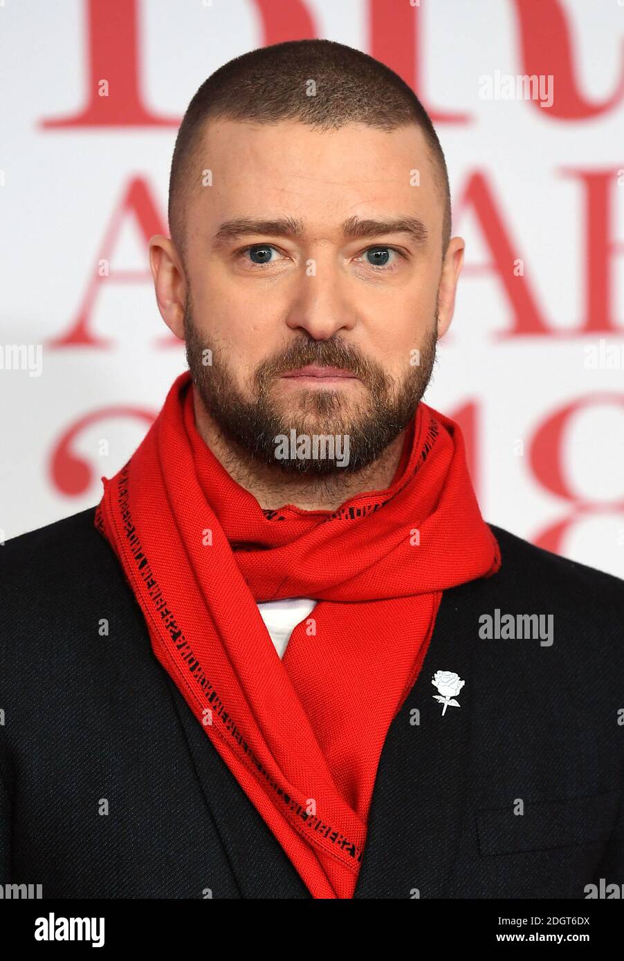 Justin Timberlake attending the Brit Awards at the O2 Arena, London ...