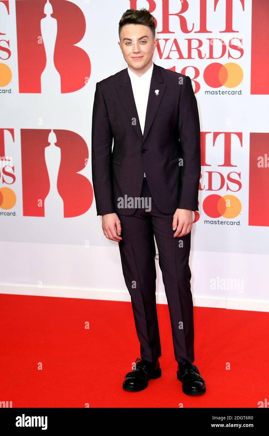 Ronan Kemp attending the Brit Awards at the O2 Arena, London. Photo ...