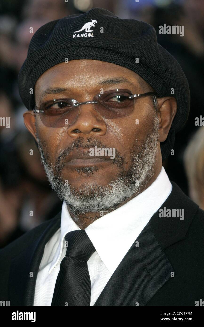 Samuel L Jackson arriving Stock Photo - Alamy