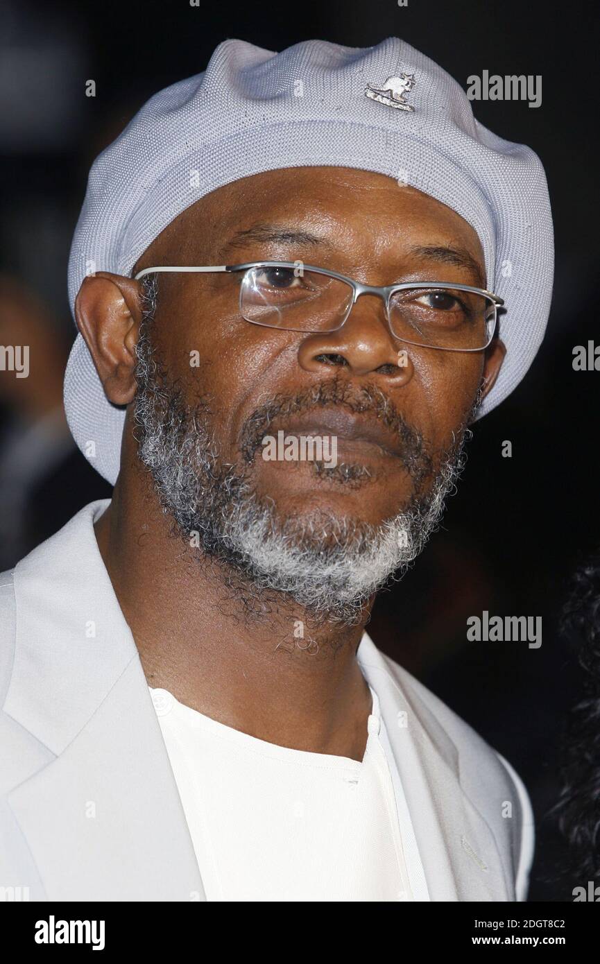Samuel L Jackson arriving Stock Photo - Alamy