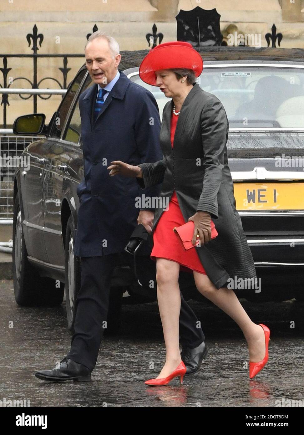 Prime Minister Theresa May attending the Commonwealth Service at ...