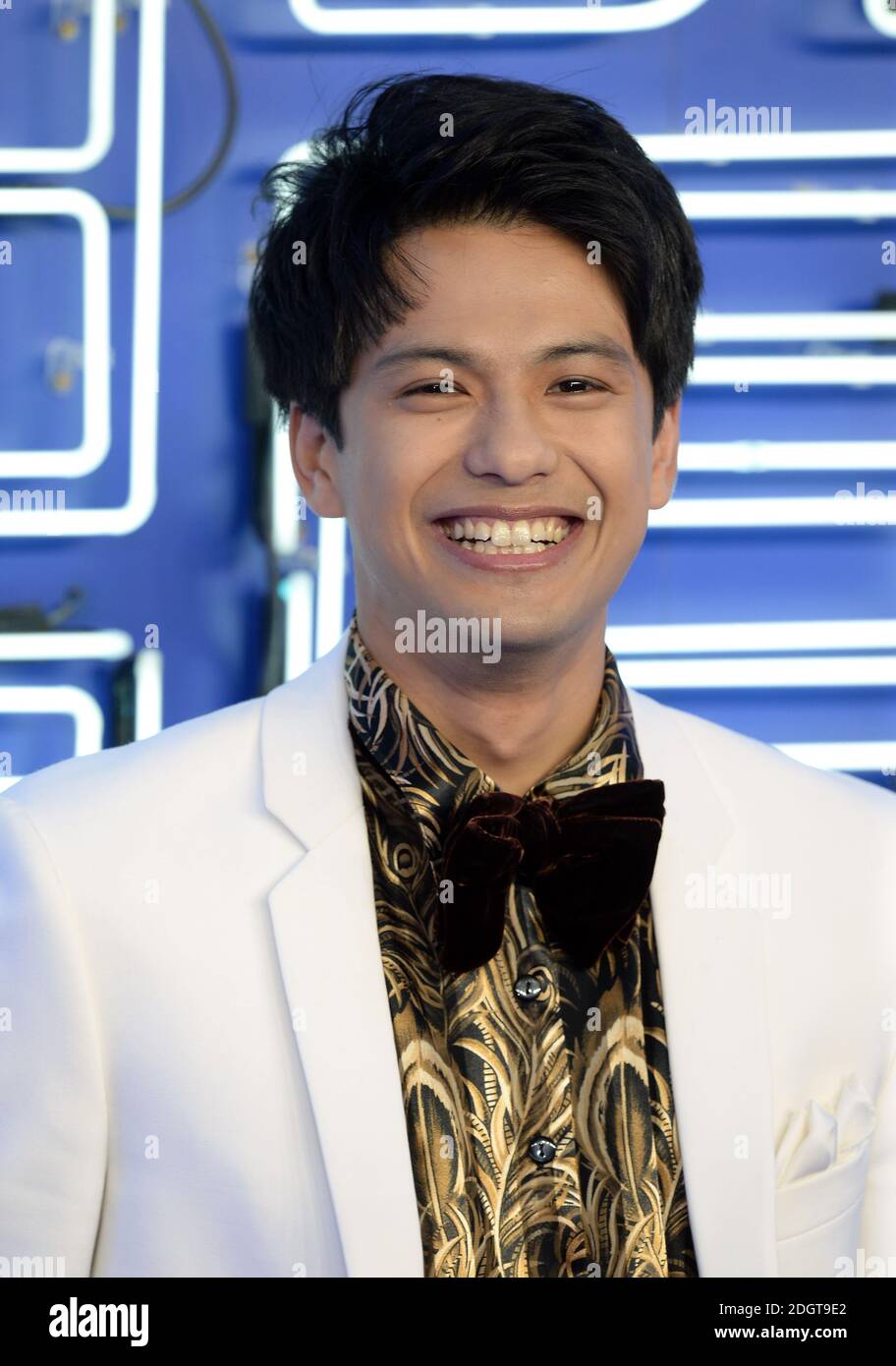 Win Morisaki attending the European premiere of Ready Player One, held ...