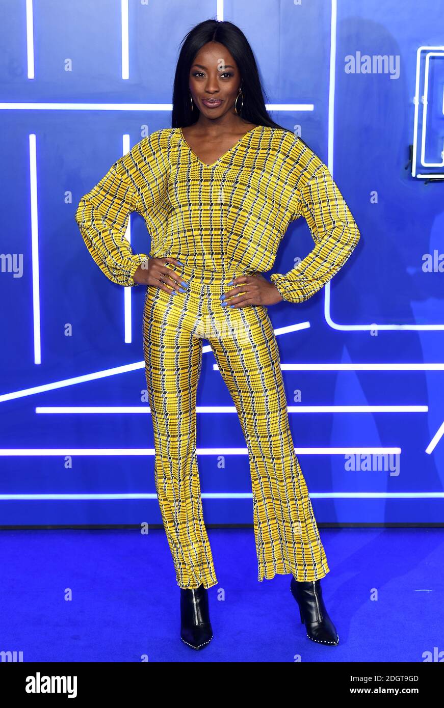 Aj Odudu attending the European premiere of Ready Player One, held at ...