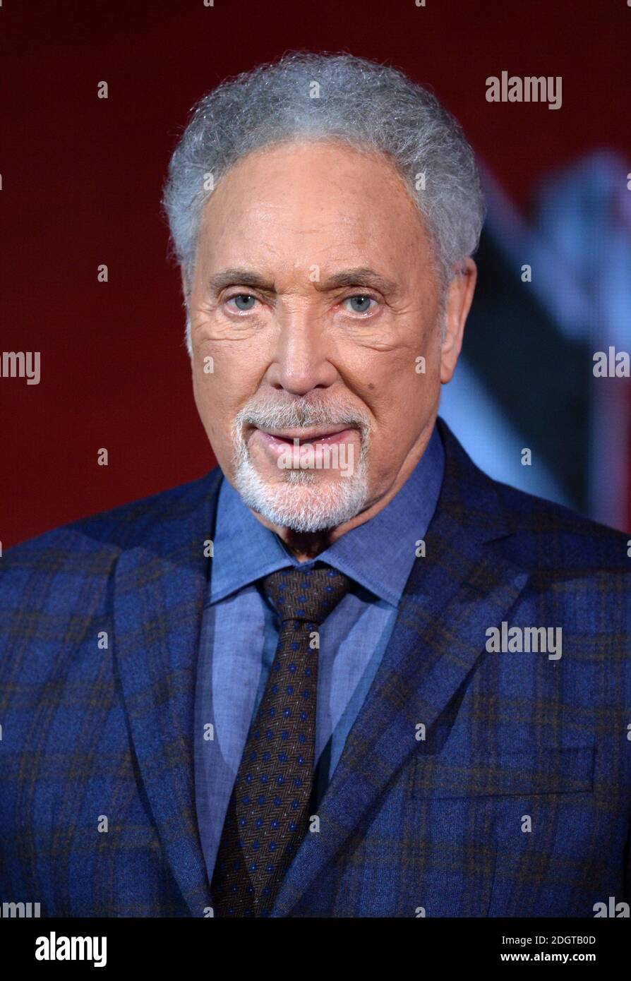 Tom Jones at The Voice UK Final photocall, Elstree Studios, Borehamwood ...