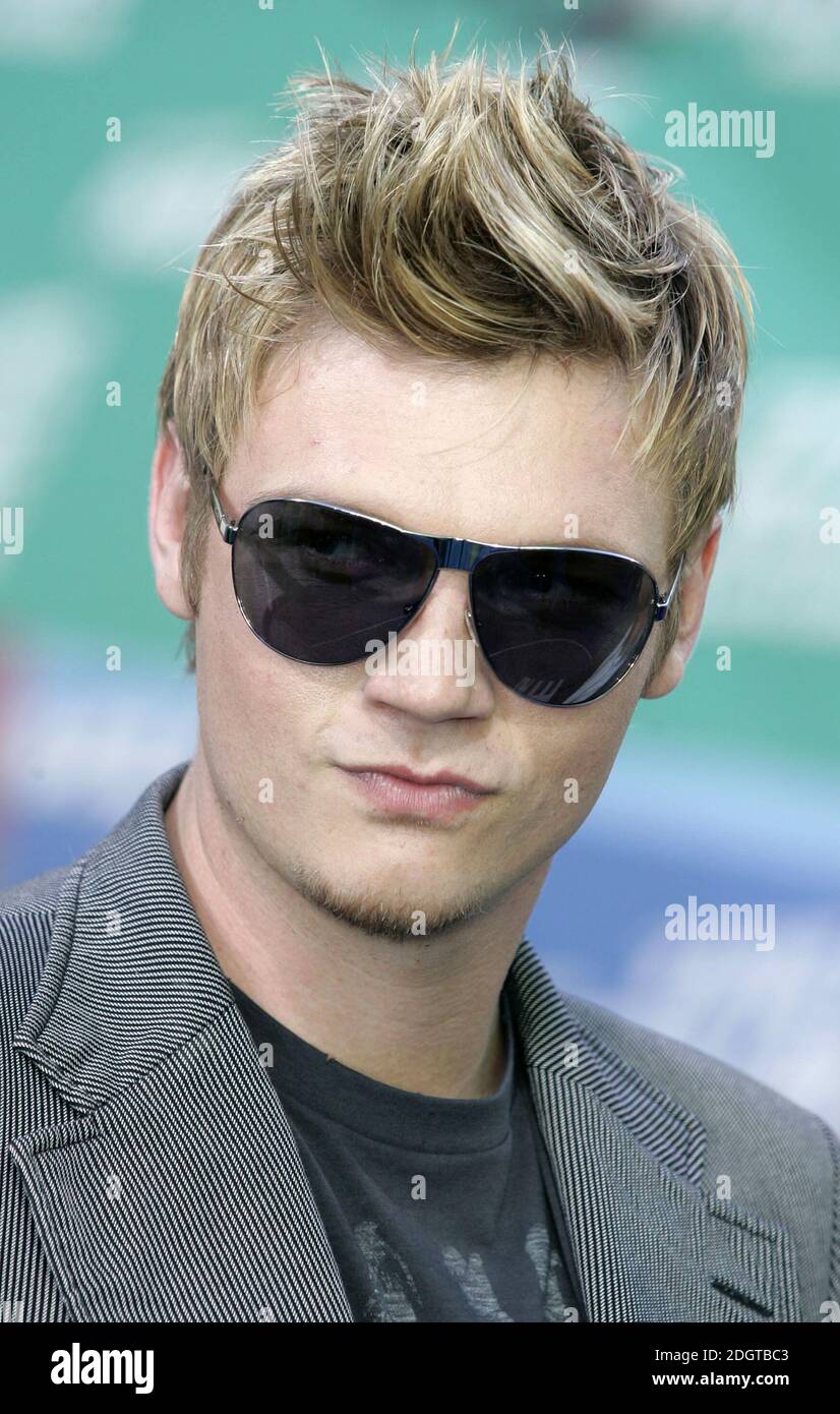 Nick Carter arriving Stock Photo - Alamy