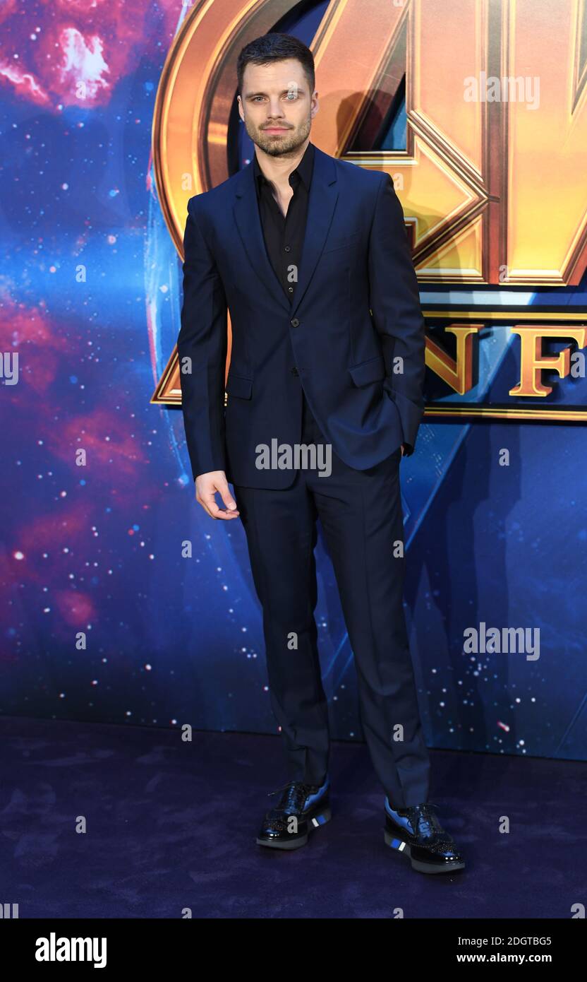 Sebastian Stan arriving at the Avengers Infinity War UK Fan Event ...