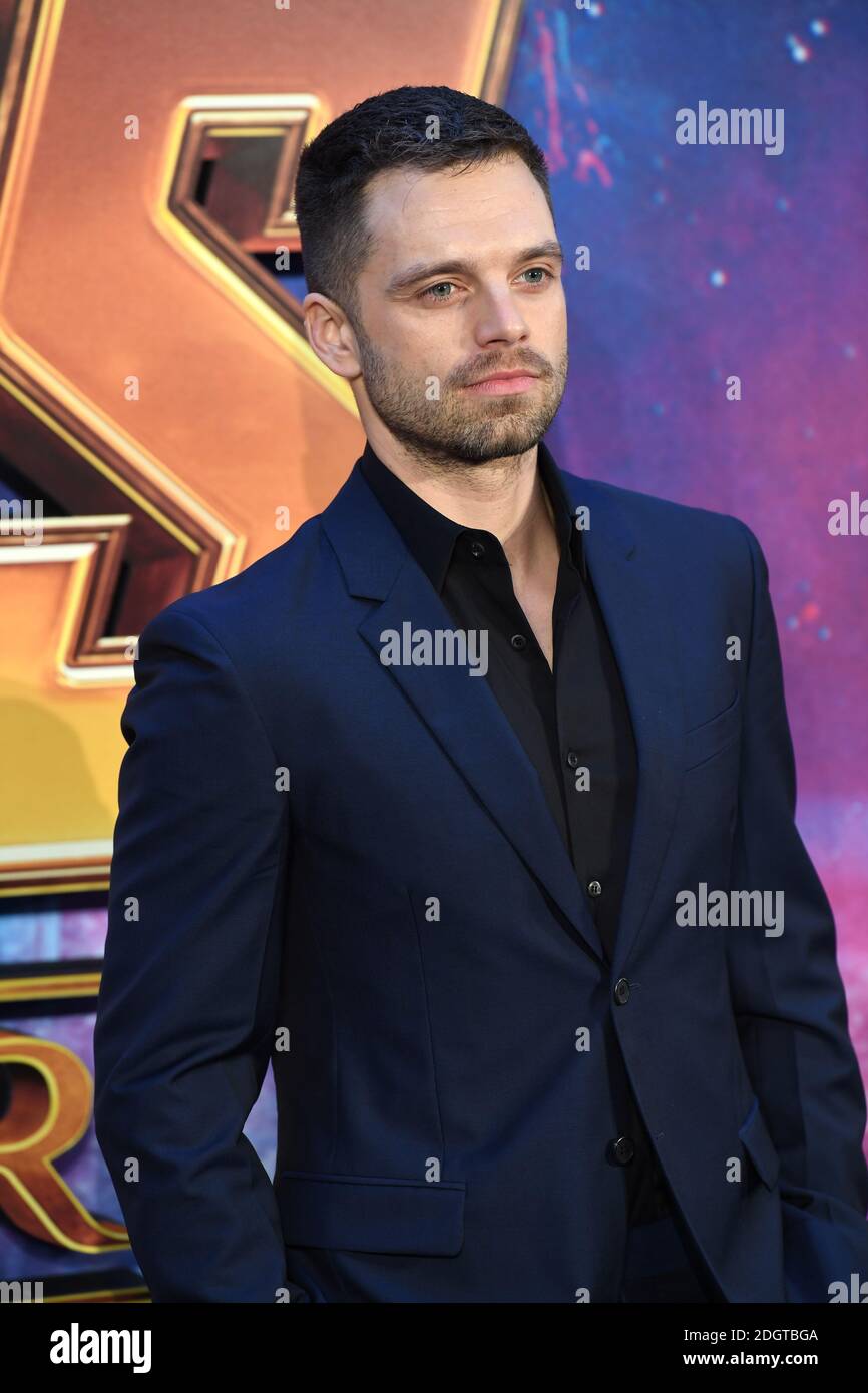 Sebastian Stan arriving at the Avengers Infinity War UK Fan Event ...