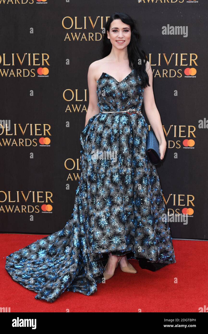 Danielle Hope arriving for The Olivier Awards at the Royal Albert Hall ...