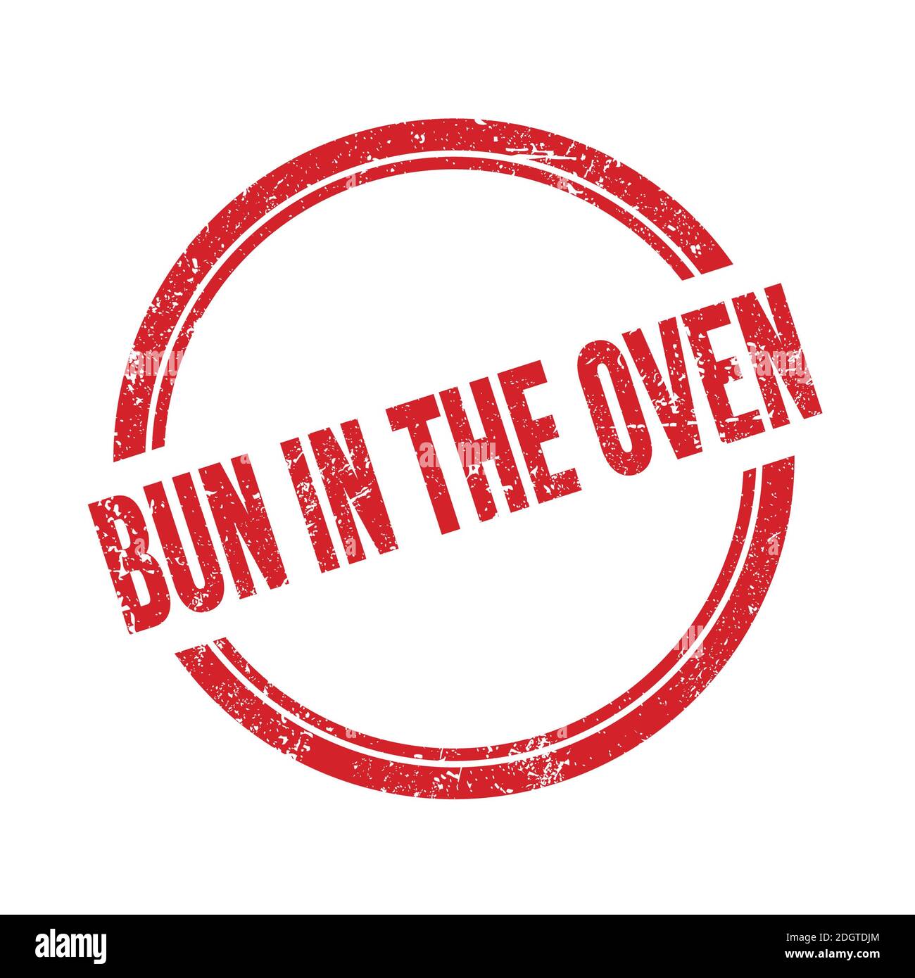 Bun in the oven stamp hi-res stock photography and images - Alamy