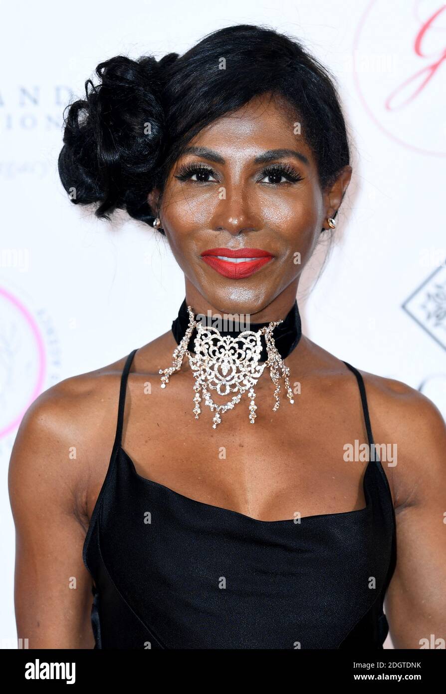 Sinitta attending the Nelson Mandela Global Gift Gala, at the Rosewood ...