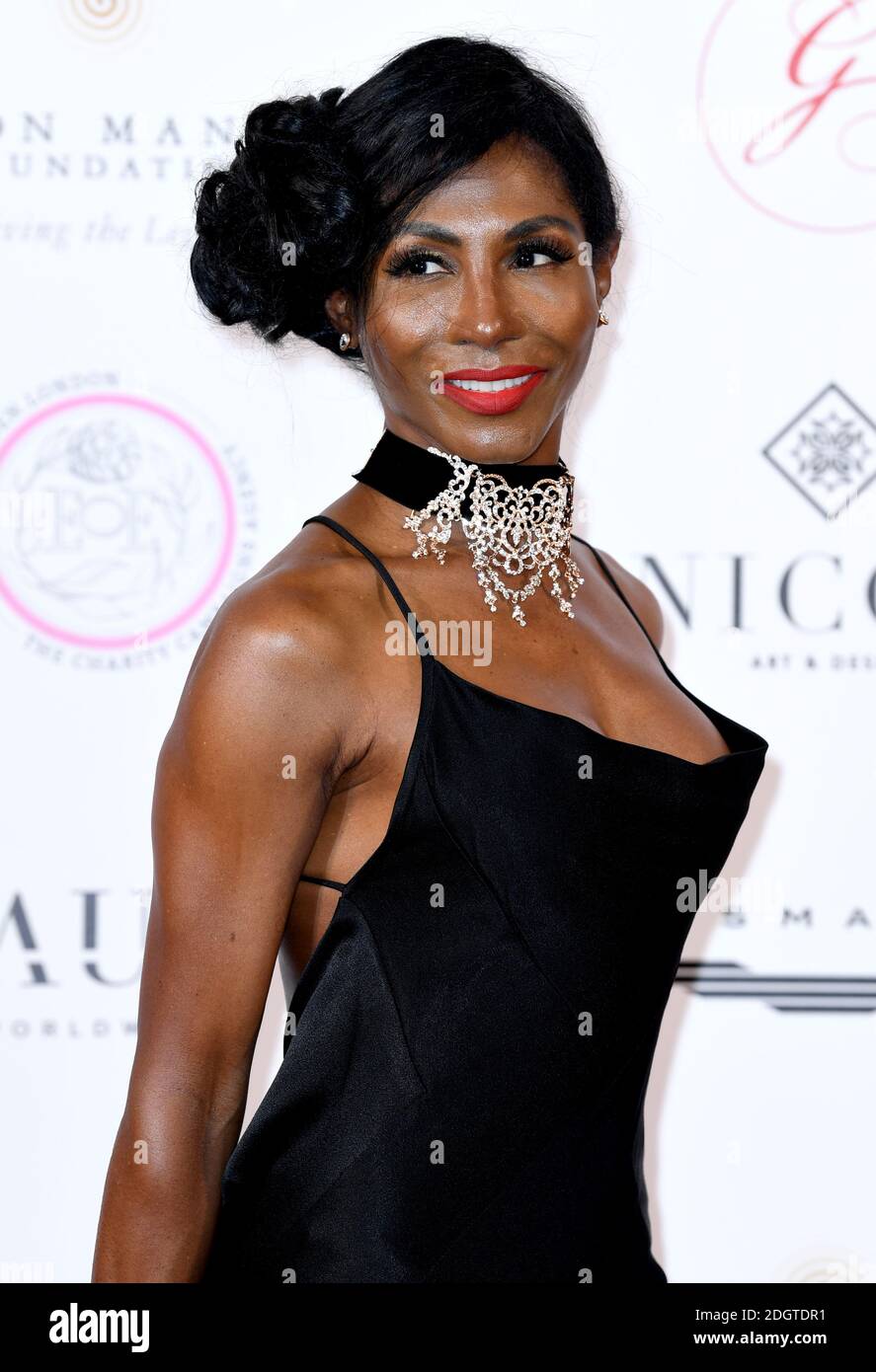 Sinitta attending the Nelson Mandela Global Gift Gala, at the Rosewood ...