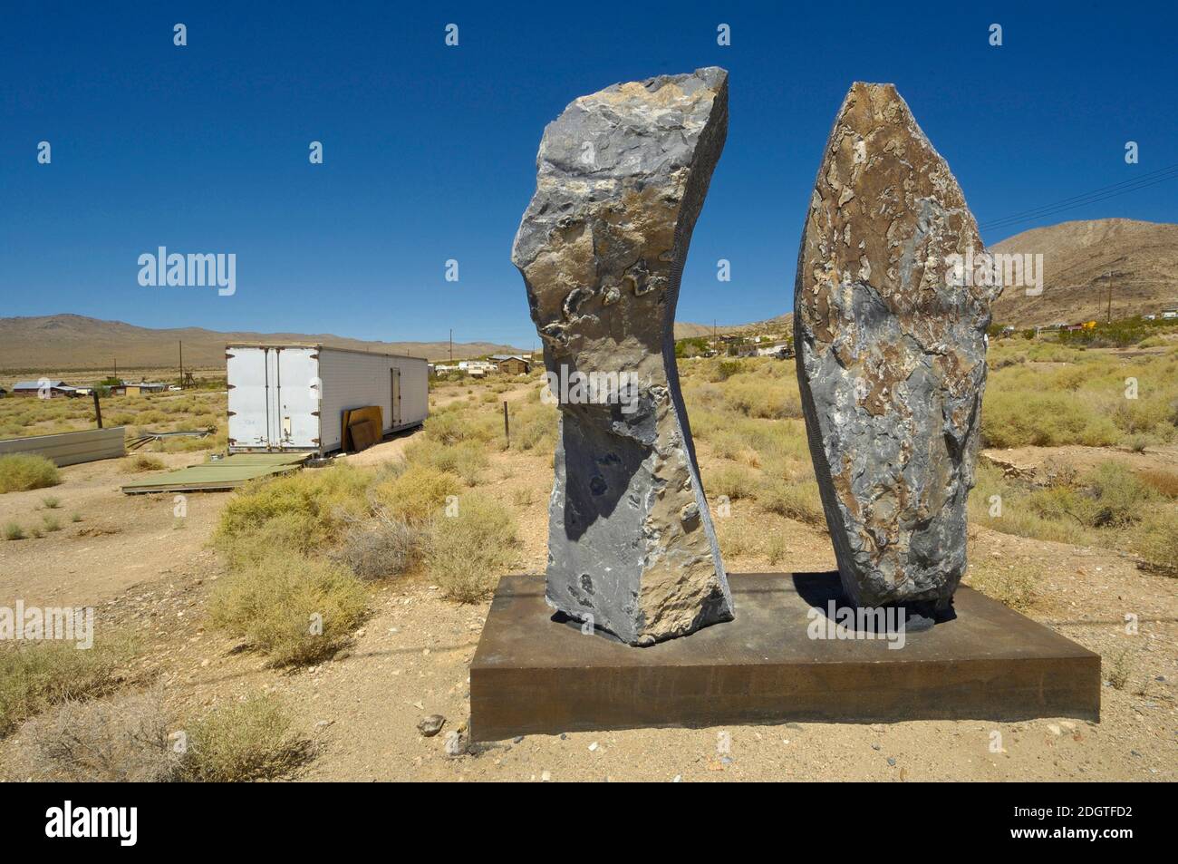 Darwin Mining Community, California, USA Stock Photo - Alamy