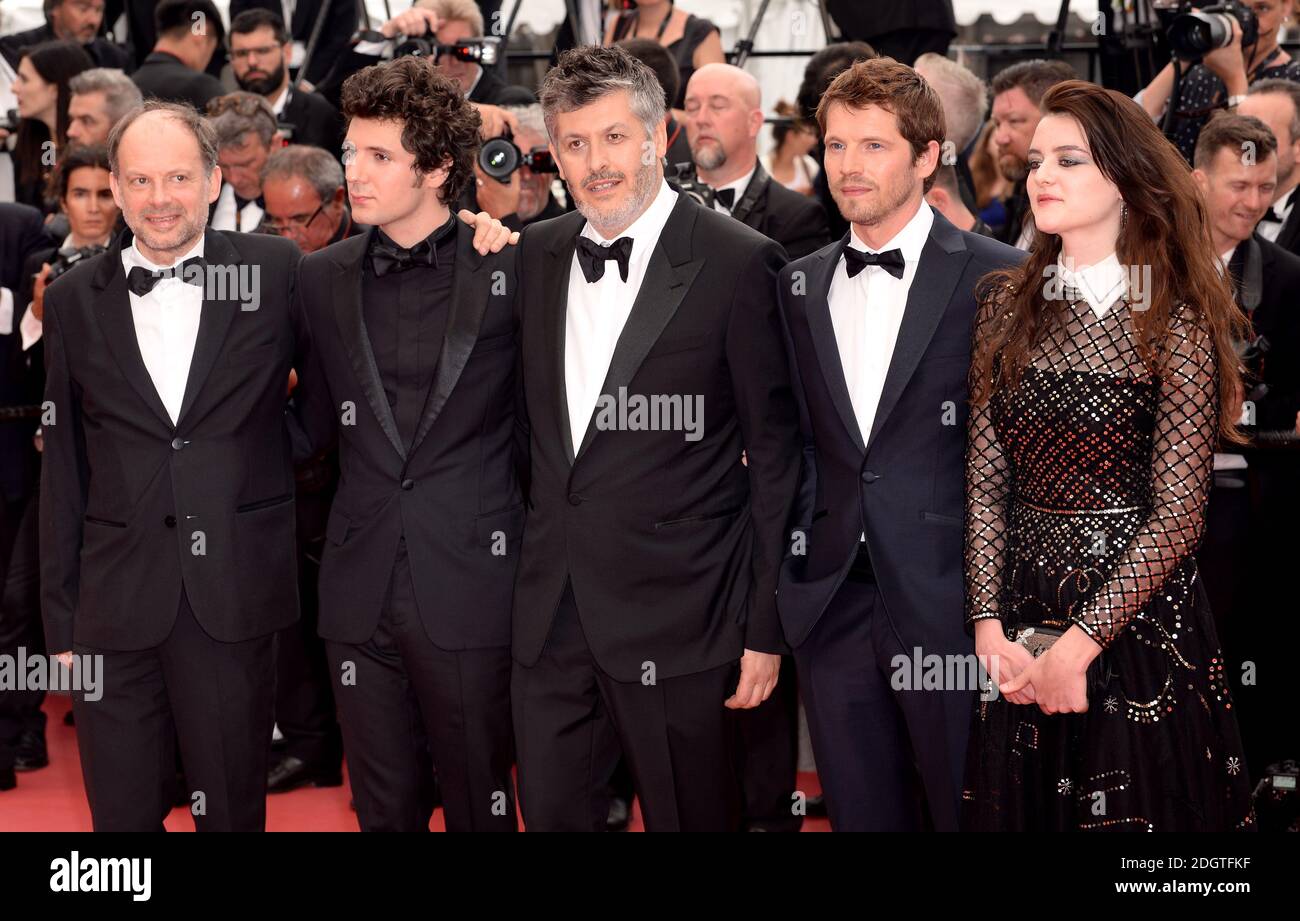 Cast and crew from the film (left-right) Denis Podalydes, Vincent ...