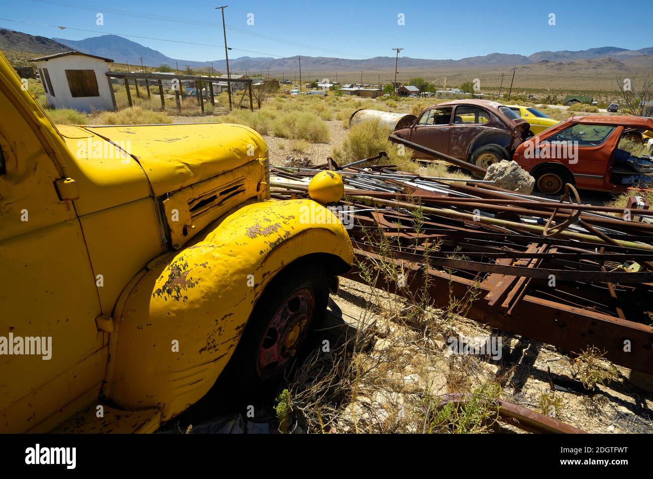 Darwin Mining Community, California, USA Stock Photo - Alamy