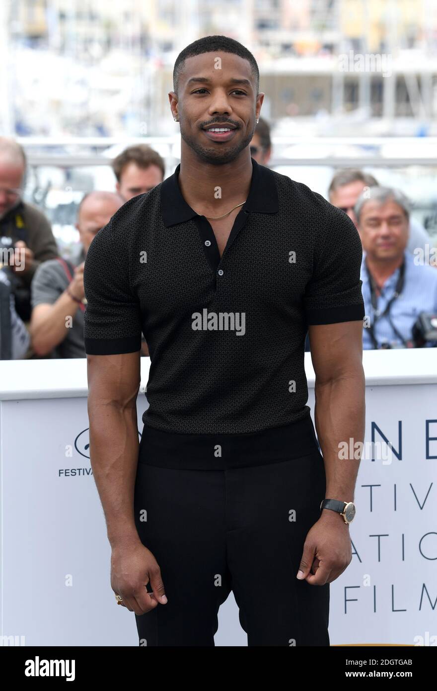 Michael B Jordan attending the Fahrenheit 451 photocall at the Palais ...