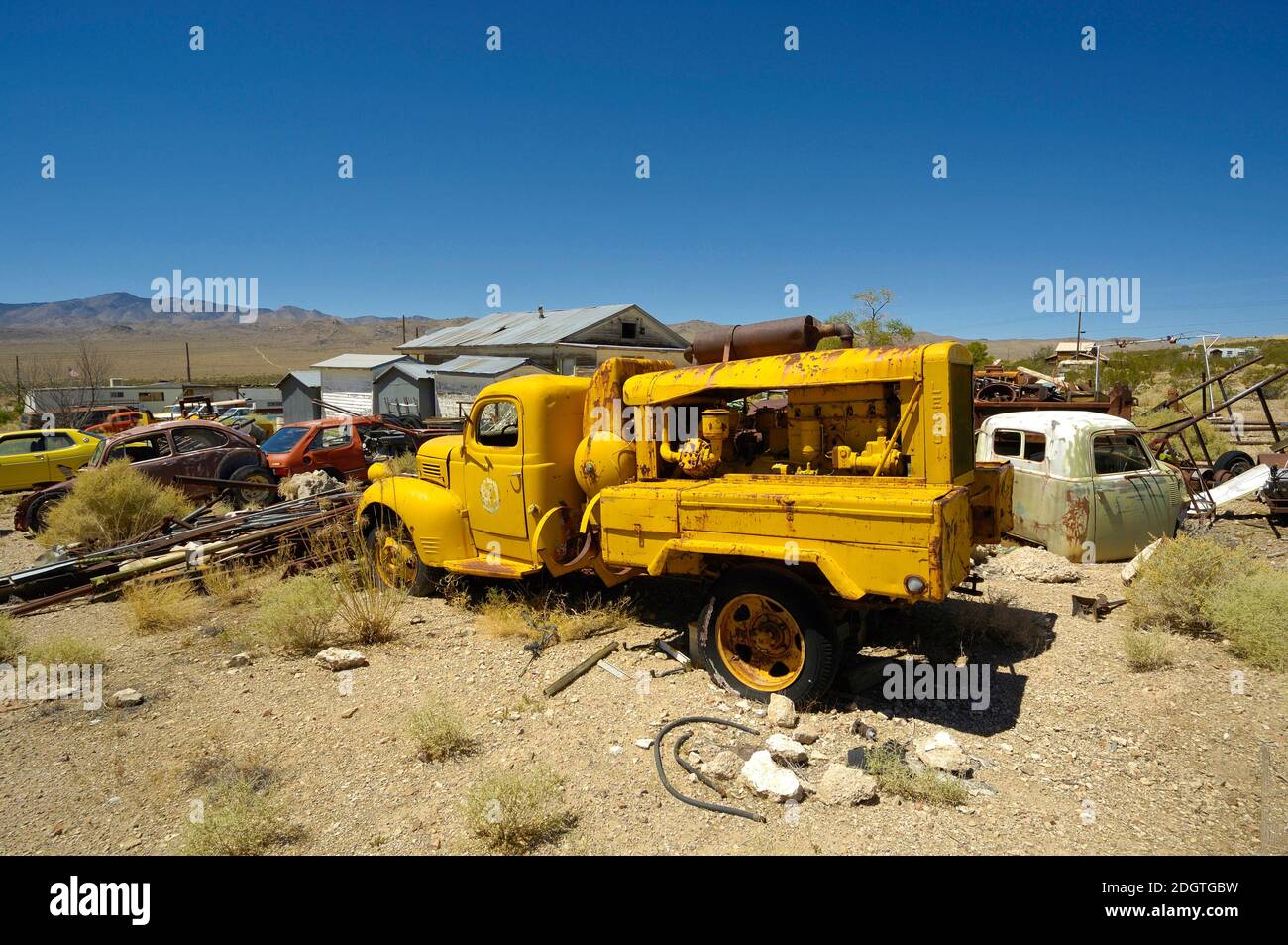 Darwin Mining Community, California, USA Stock Photo - Alamy