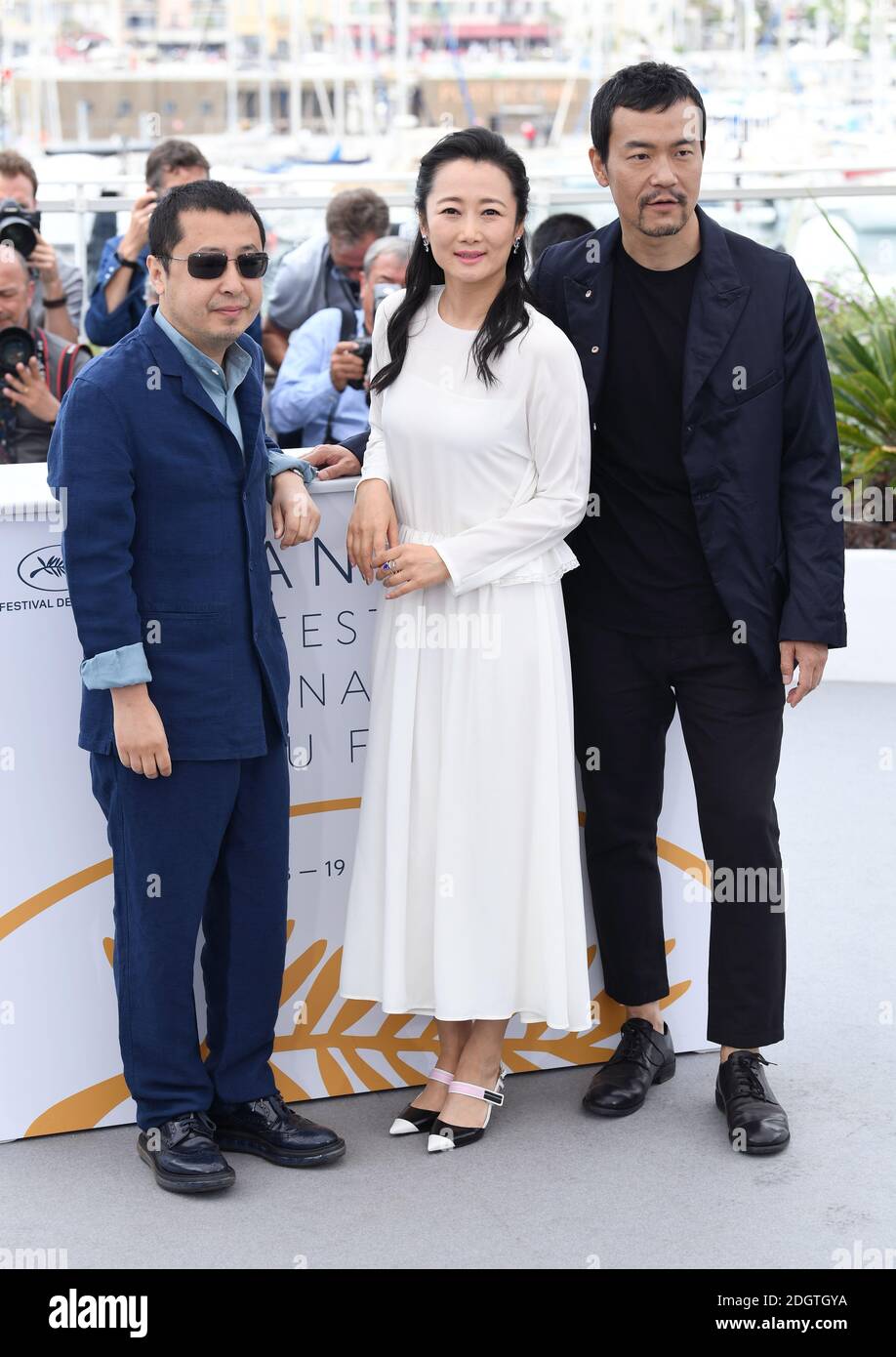 Jia Zhang-Ke, Tao Zha and Liao Fan attending the Ash Is Purist White ...