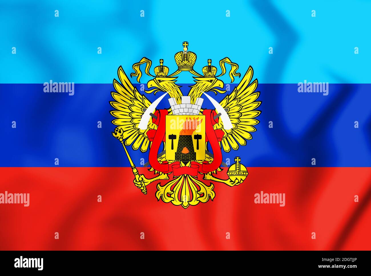 Flag of the luhansk peoples republic hi-res stock photography and ...