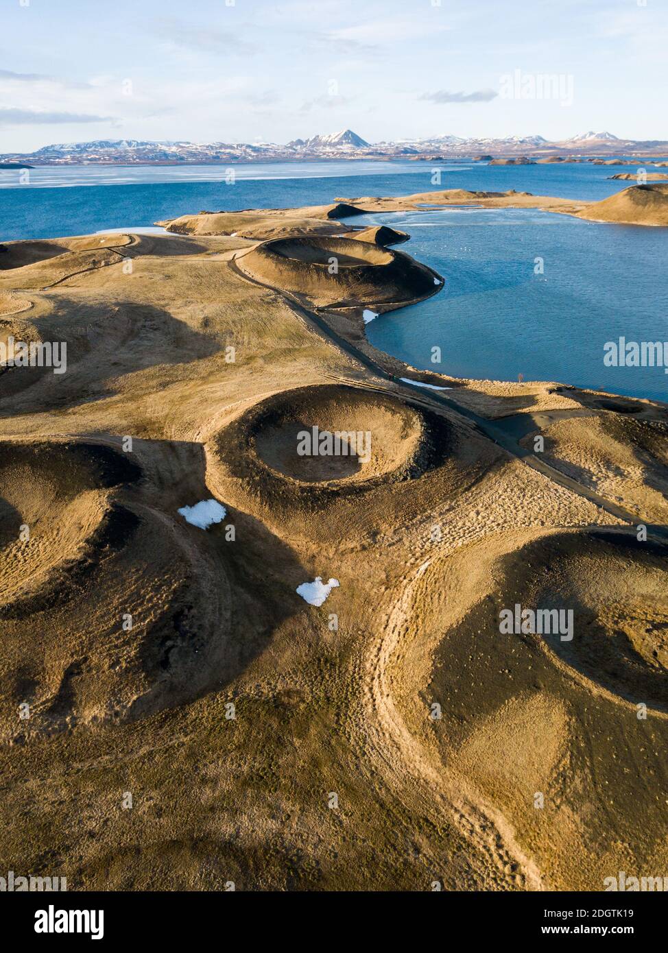 Aerial skutustadagigar craters on hi-res stock photography and images ...