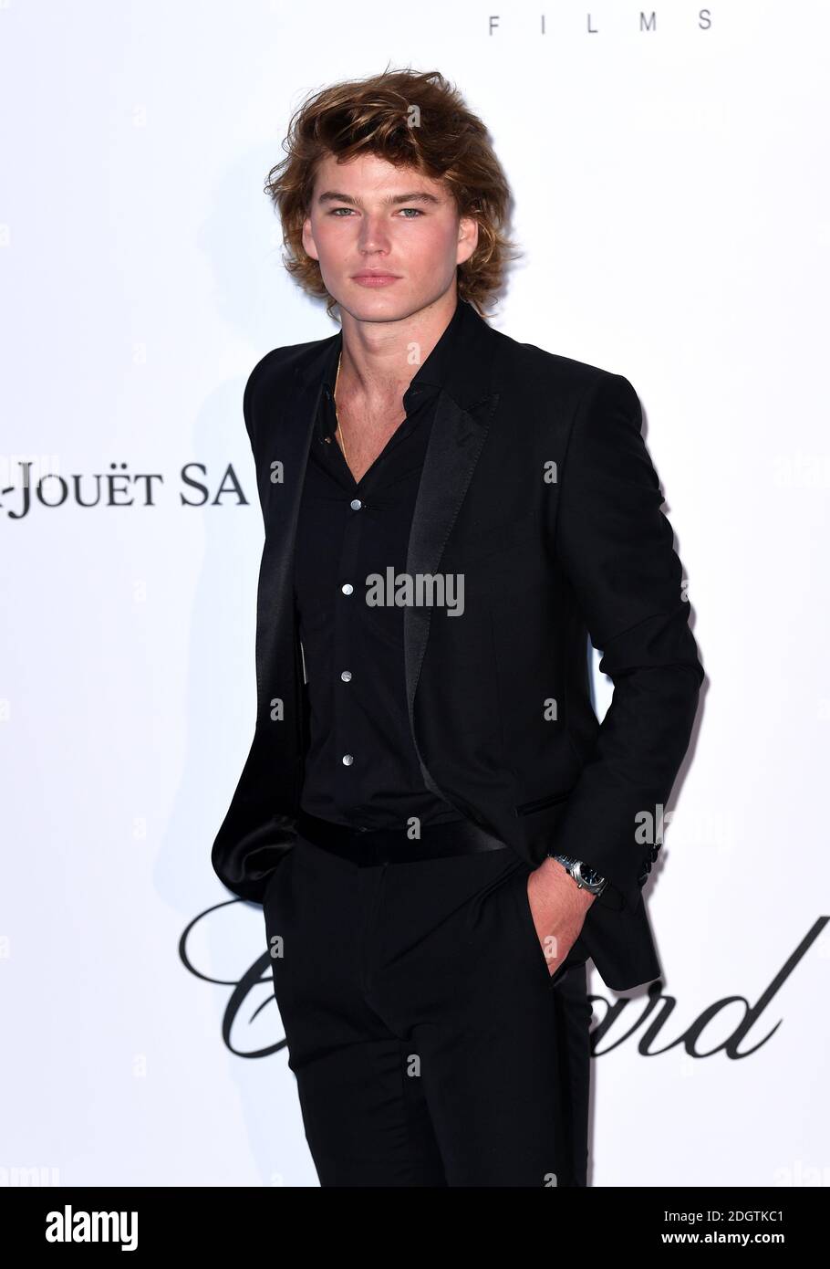 Jordan Barrett attending the 25th amFAR Gala held at the Hotel du Cap ...