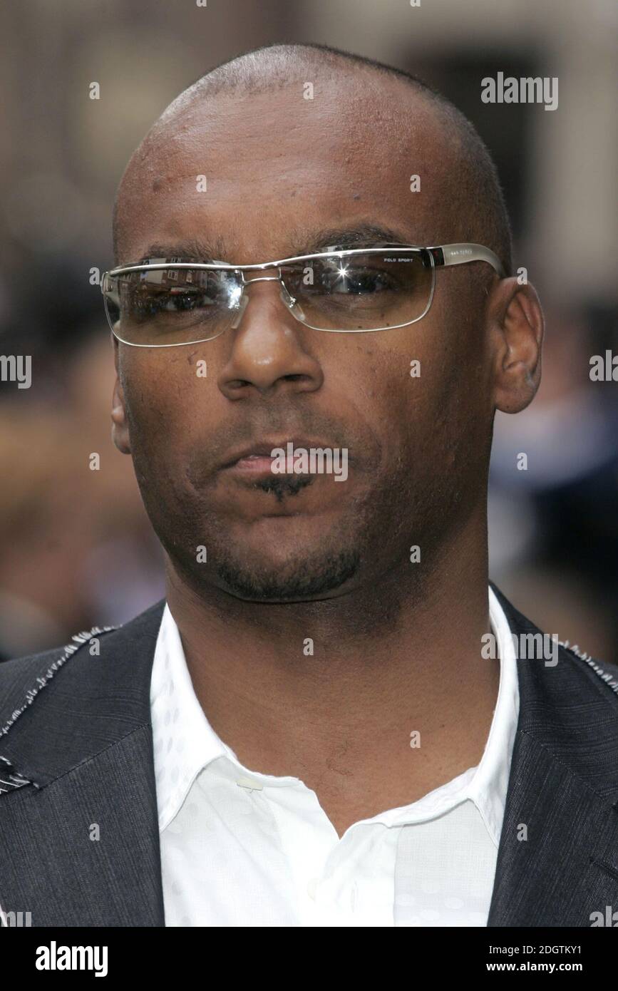 Colin Salmon arriving Stock Photo - Alamy