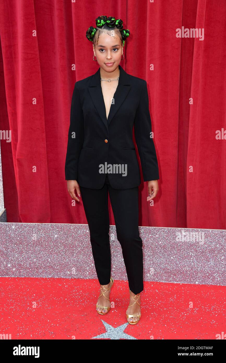 Talia Grant attending the British Soap Awards 2018 held at The Hackney ...
