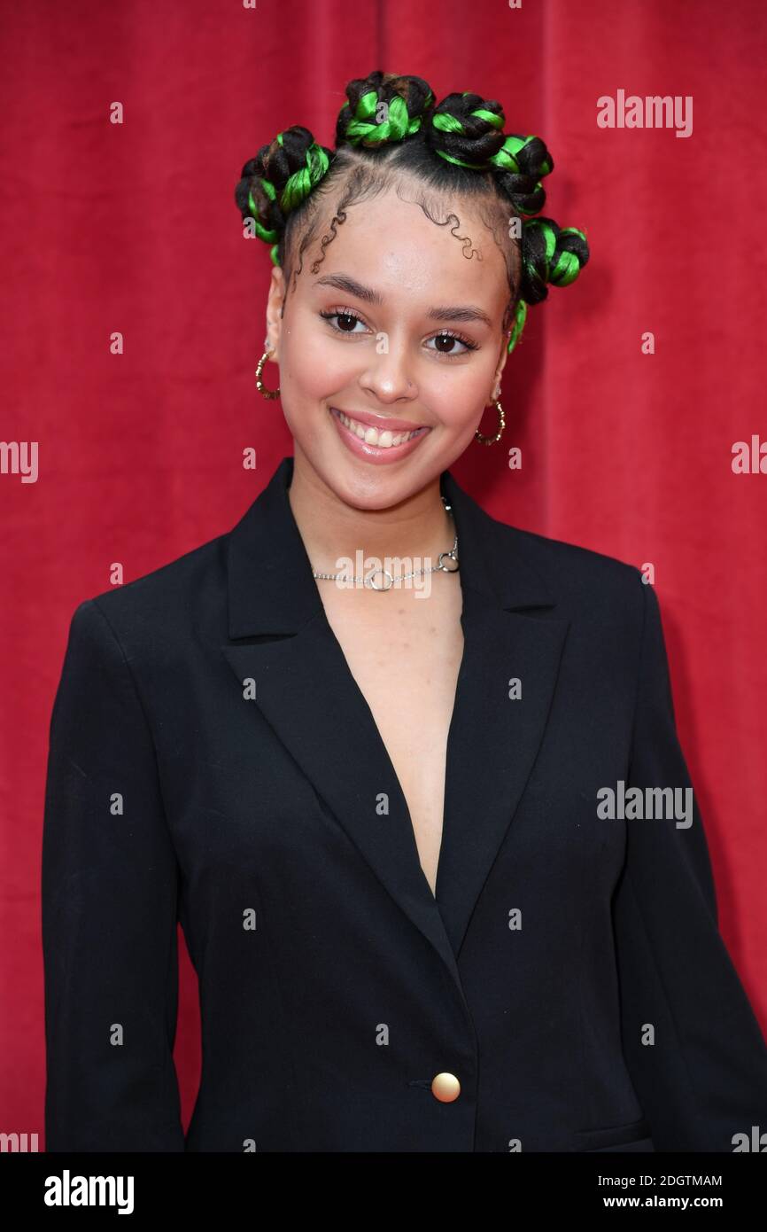 Talia Grant attending the British Soap Awards 2018 held at The Hackney ...