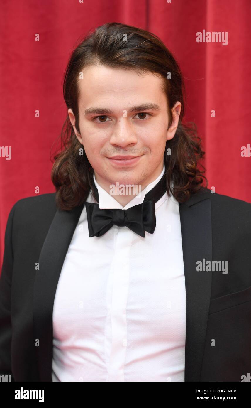 Harry Visinoni attending the British Soap Awards 2018 held at The ...