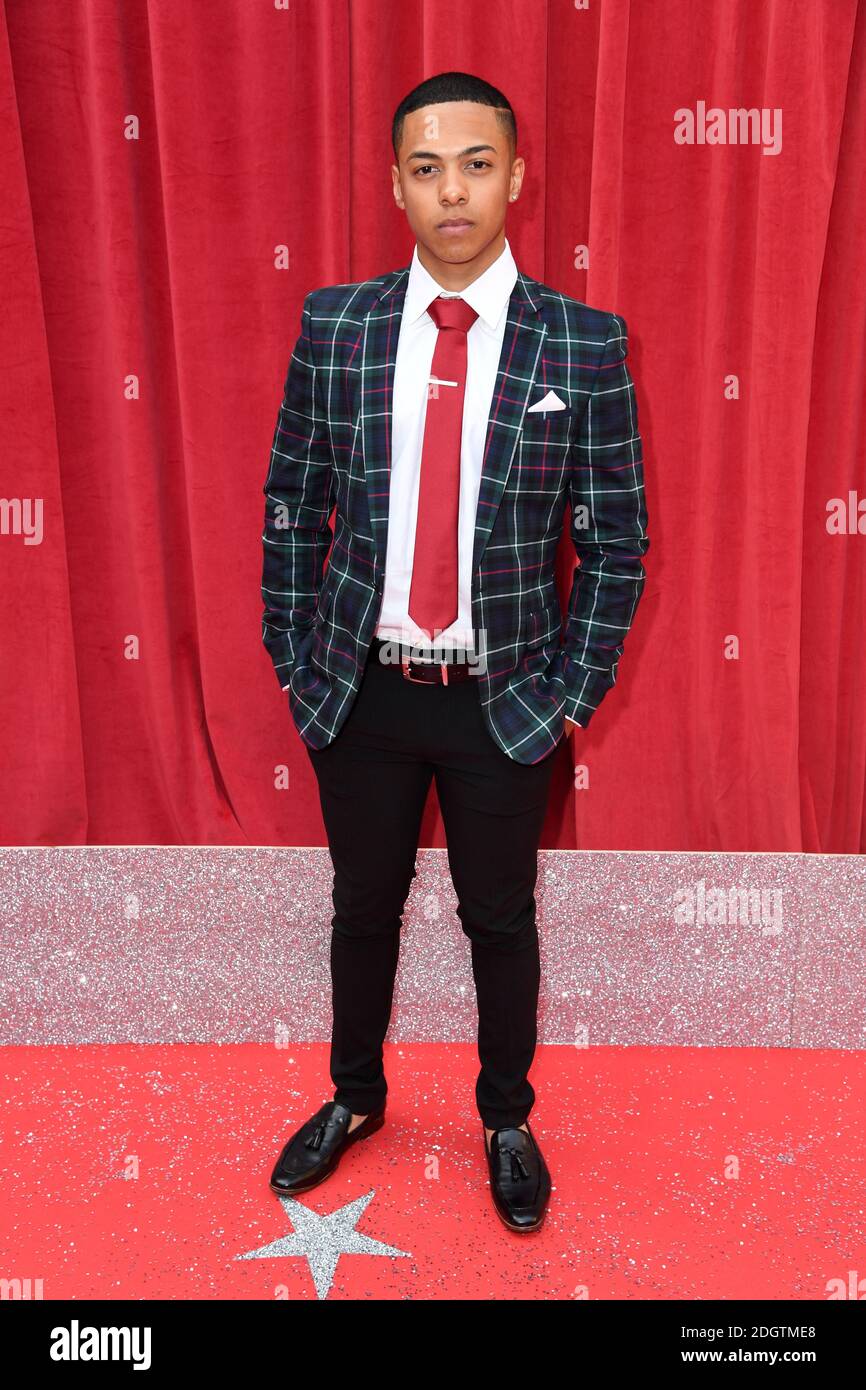 Zack Morris attending the British Soap Awards 2018 held at The Hackney ...