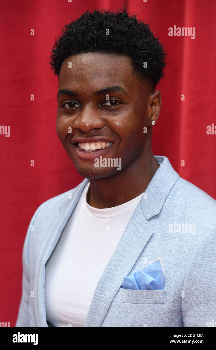 Duayne Boachie attending the British Soap Awards 2018 held at The ...