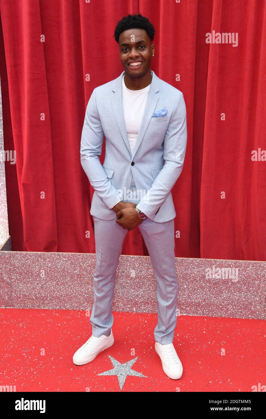 Duayne Boachie attending the British Soap Awards 2018 held at The ...
