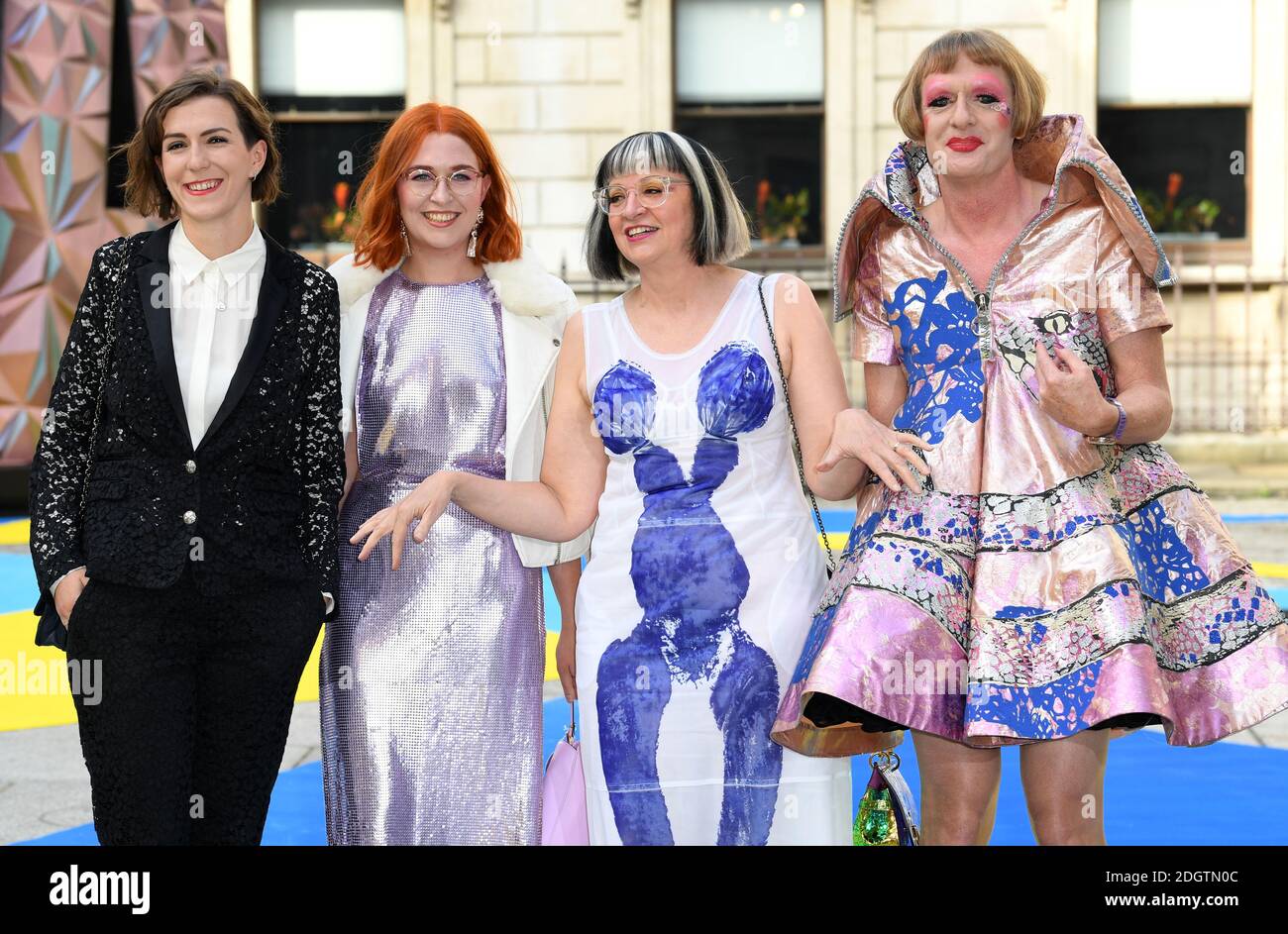 Guest, Florence Perry, Philippa Perry and Grayson Perry attending the ...